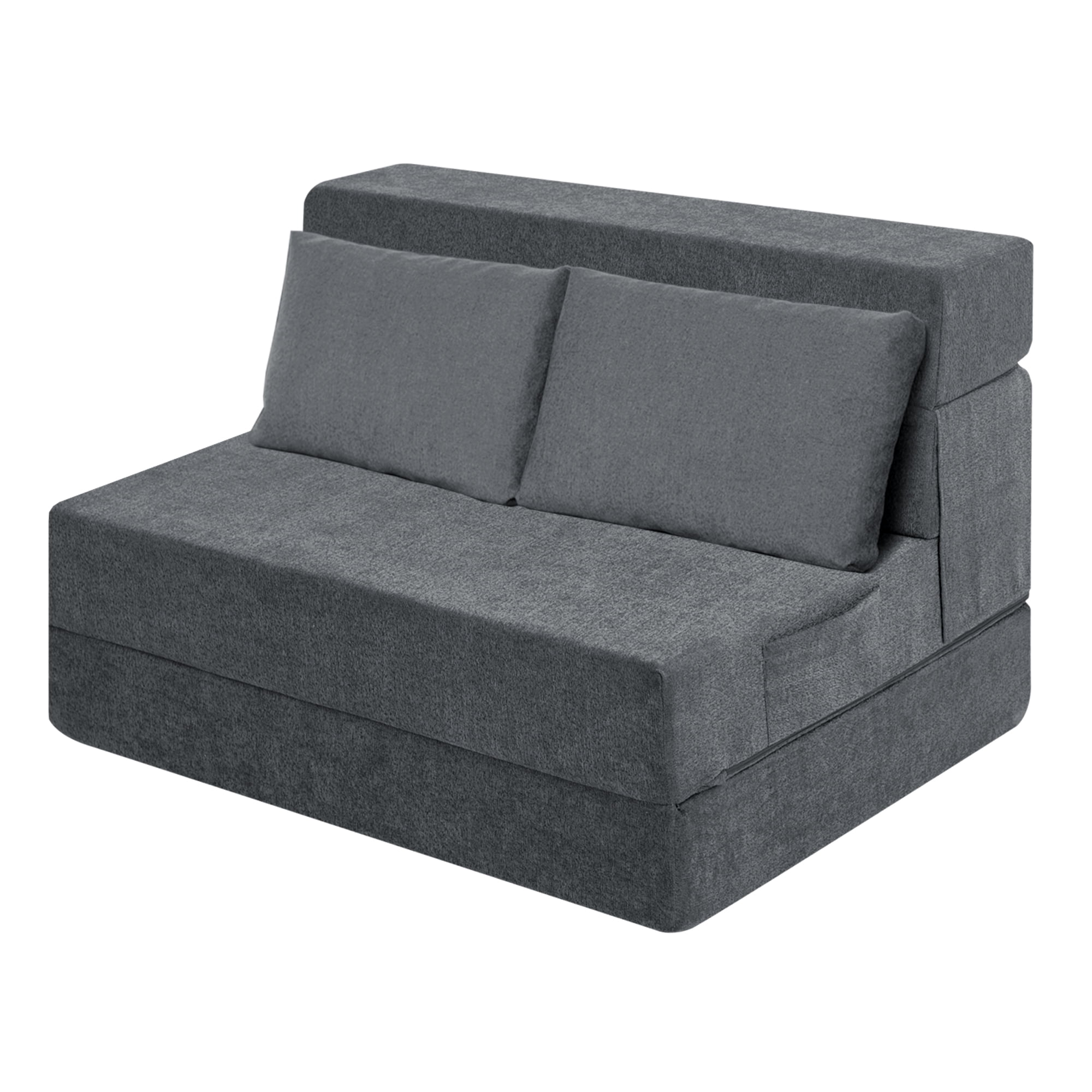 Folding Sofa Bed Chair with Pillow,Convertible Fold Out Chair Bed ...