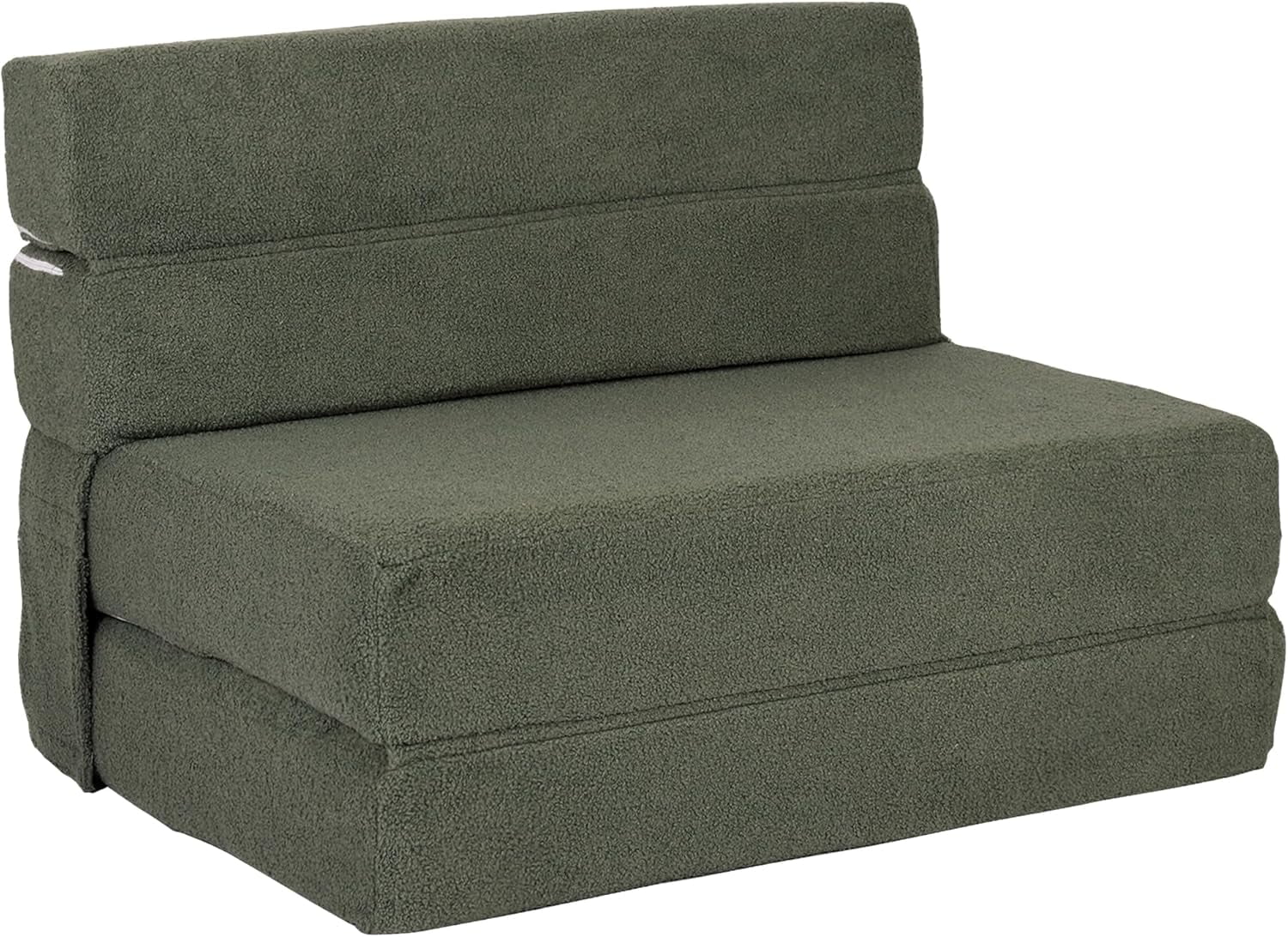 Folding Sofa Bed, Convertible Sleeper Chair Bed, Modern Teddy Fabric ...