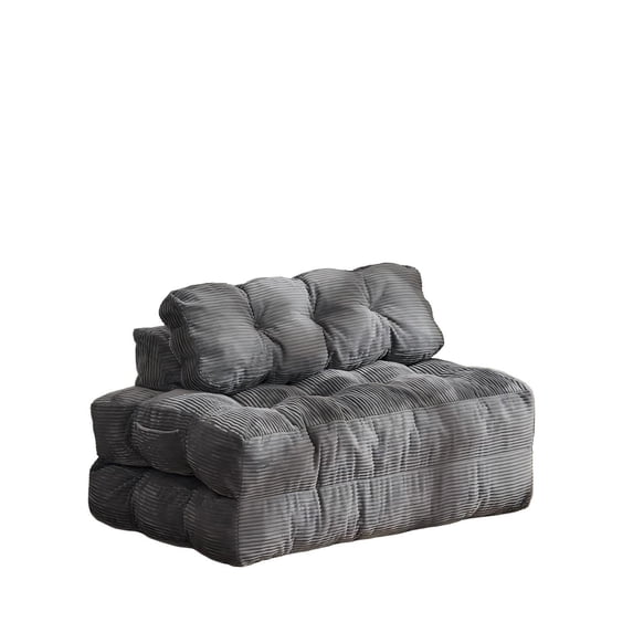 Folding Sofa Bed - Convertible Sleeper Chair with Pillow and Back ...
