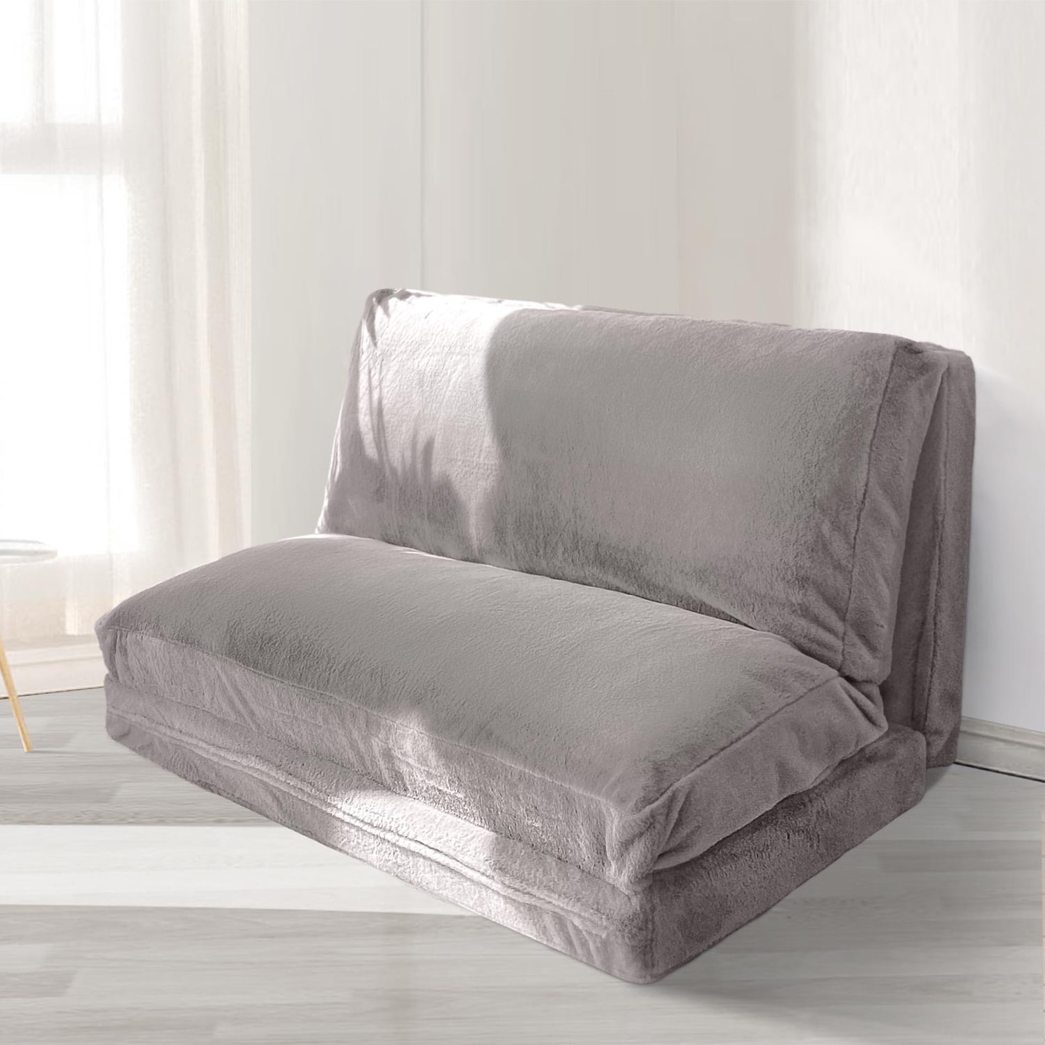 Free Shipping! Folding Sofa Bed,Extra Thick and Long Fluffy 4 Position ...