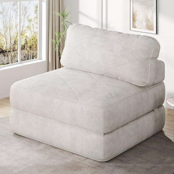 Folding Sofa Bed,New Upgrade Resilient Pocket Spring Cushion-Fold Out ...