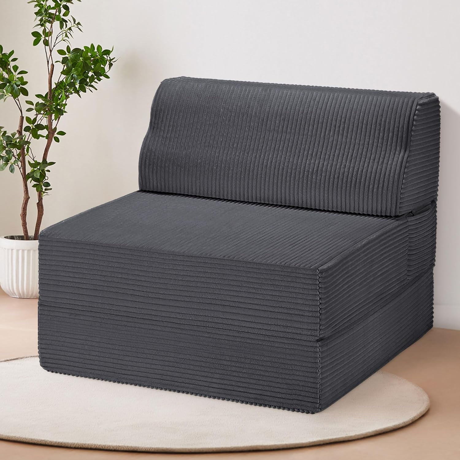 Folding Sofa Bed with Pillow, Memory Foam Fold Out Chair Bed ...