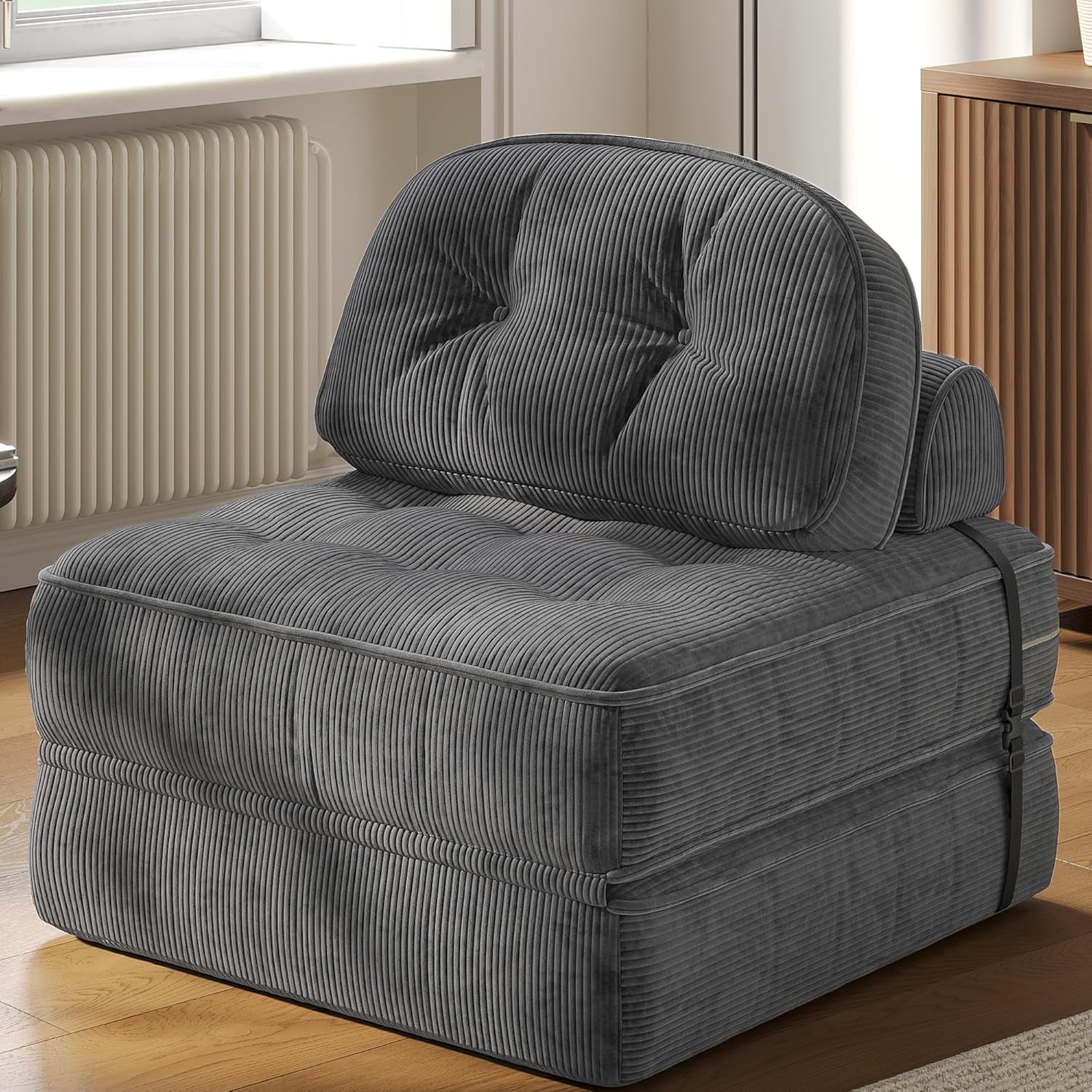 Folding Sofa Bed with Pillow, Small Convertible Comfy Couch Bed for ...