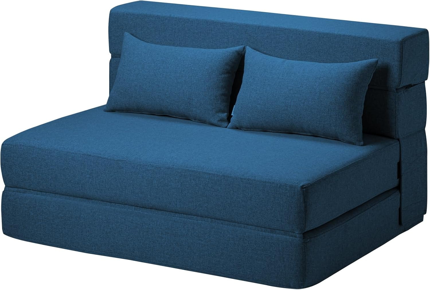 Folding Sofa Bed with Pillows - Convertible Chair Floor Couch ...