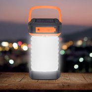 FAMKIT 2-Pack Camping Lantern, USB/Solar Charged, Waterproof LED Lights ...