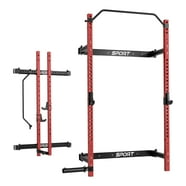 SunHome Power Cage Squat Rack, Multi-Functional Power Rack with ...