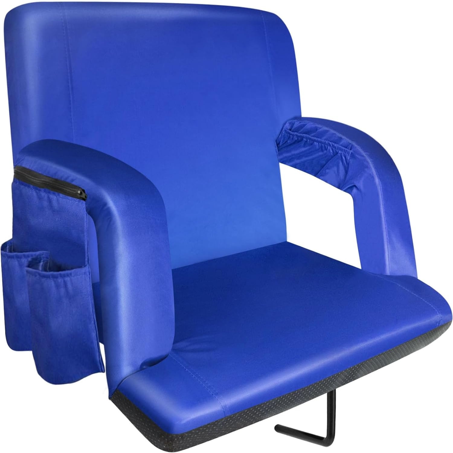Folding Stadium Seat-21Inch Wide Reclining Bleacher Seat w/Hook Back ...