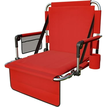 Dreamseats GameChanger Black Canvas Bleacher Chair Steel Frame Portable - Walmart.com