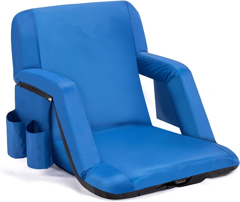 Folding Stadium Seats for Bleachers w/Back Support, Bleacher Chair w ...