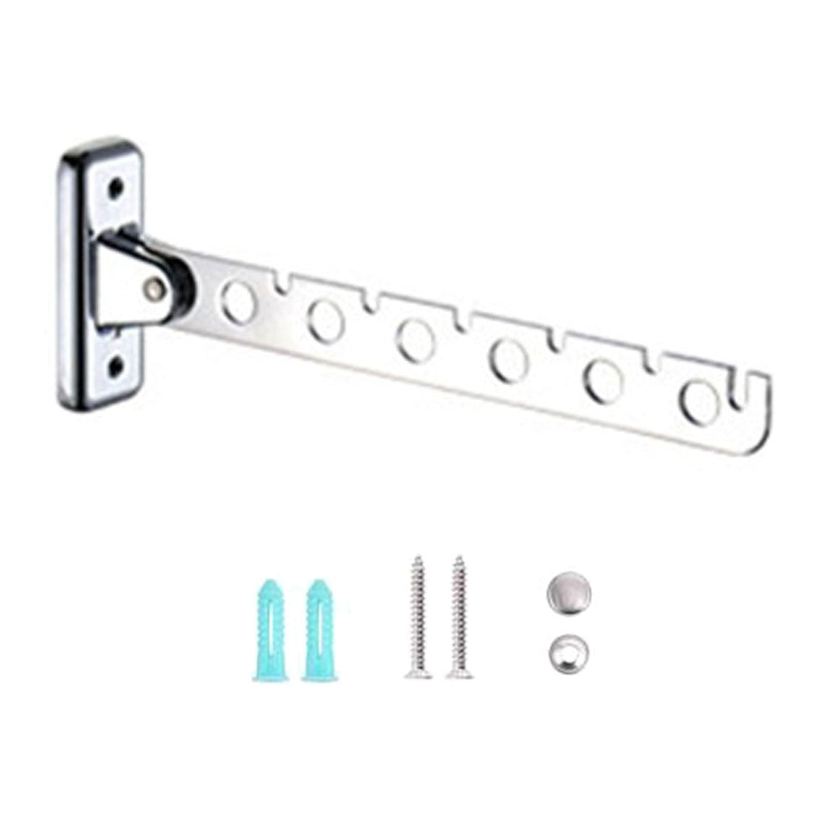 Folding Stainless Steel Clothes Hook Hanging On Balcony Wall As Shown ...