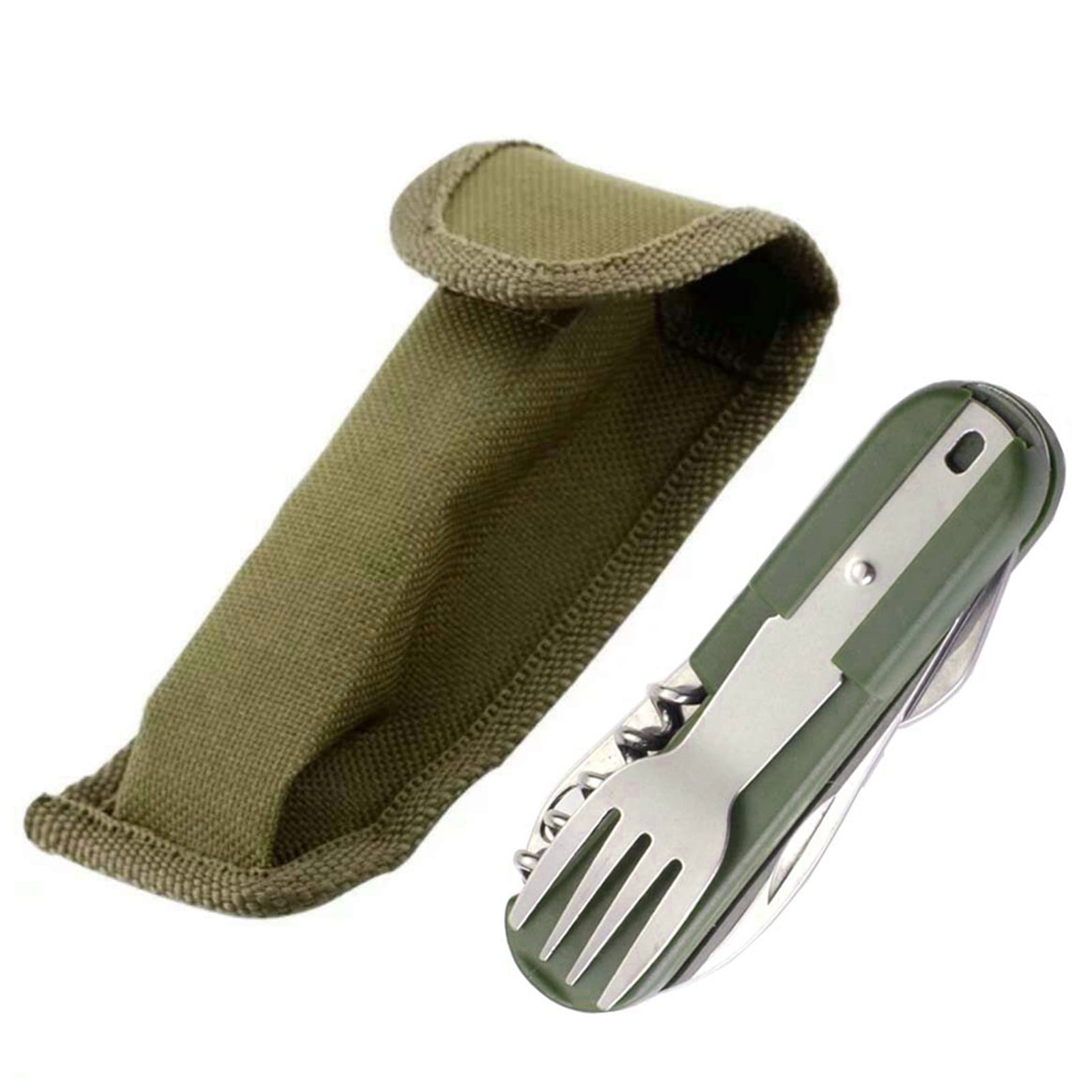 Folding Stainless Steel Cutlery Set - Multifunctional Detachable ...