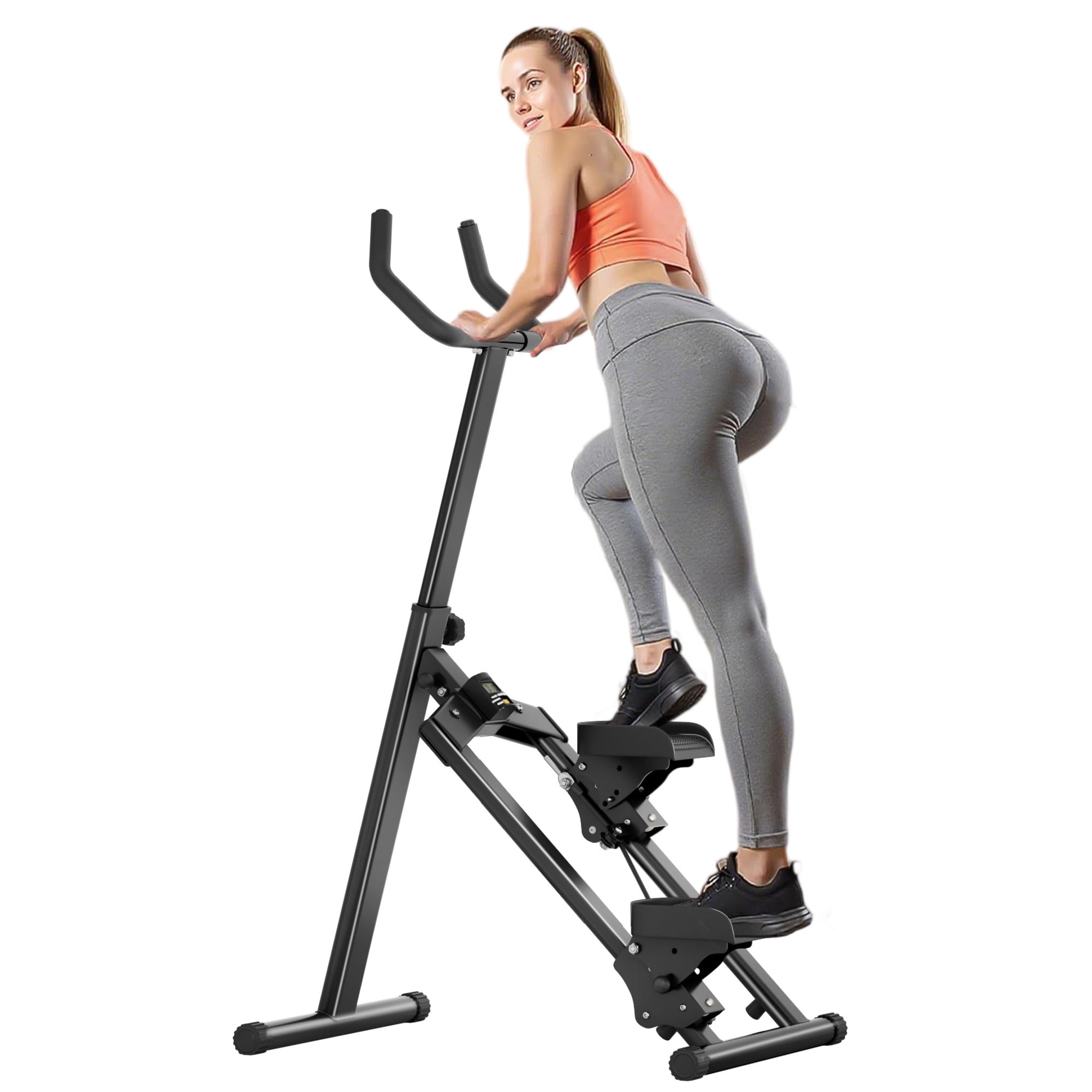 Folding Stair Stepper Machine for Home Gym,Vertical Climber for Full ...