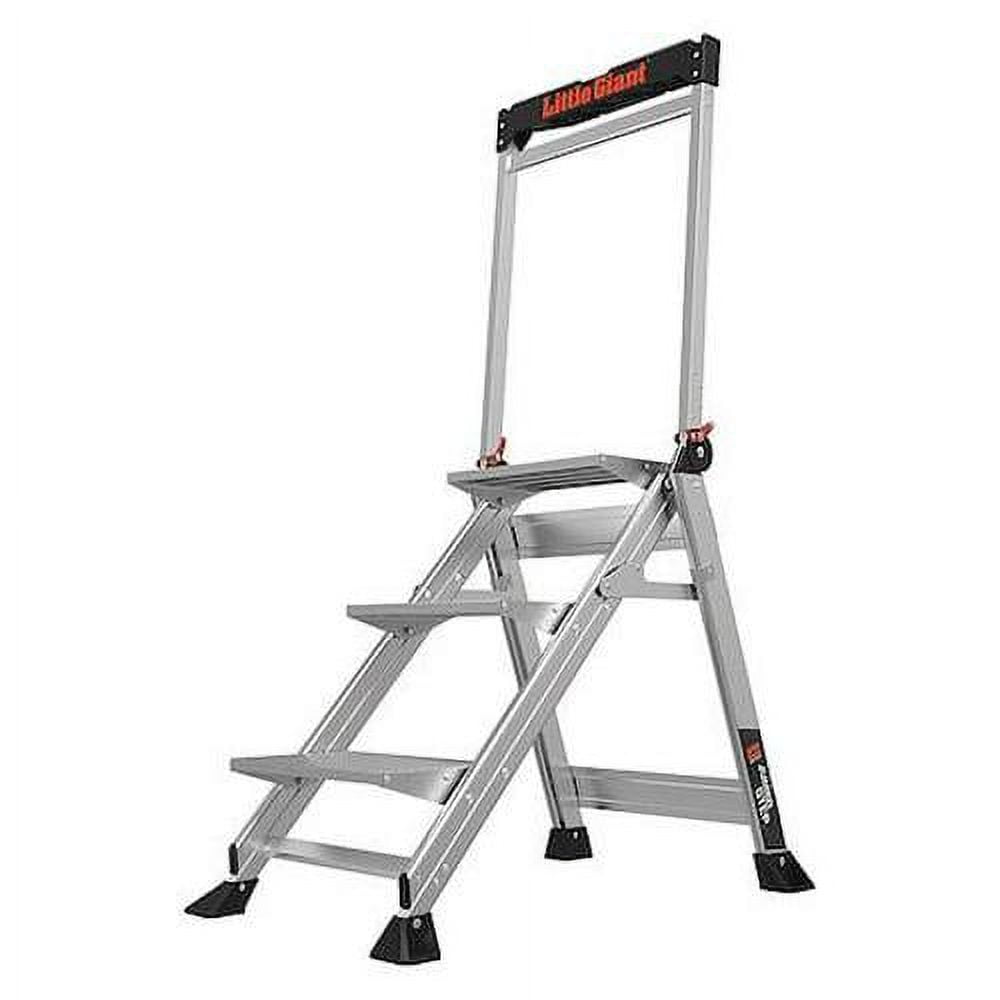 Folding Step, 375 lb. Load Cap., Aluminum - Walmart.com
