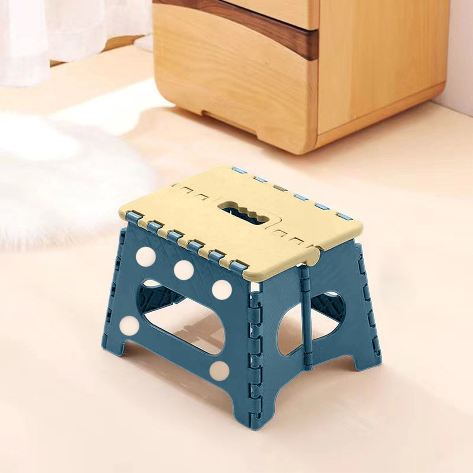 Folding Step Stool 220 LB Capacity Plastic Foldable Step Stools for ...