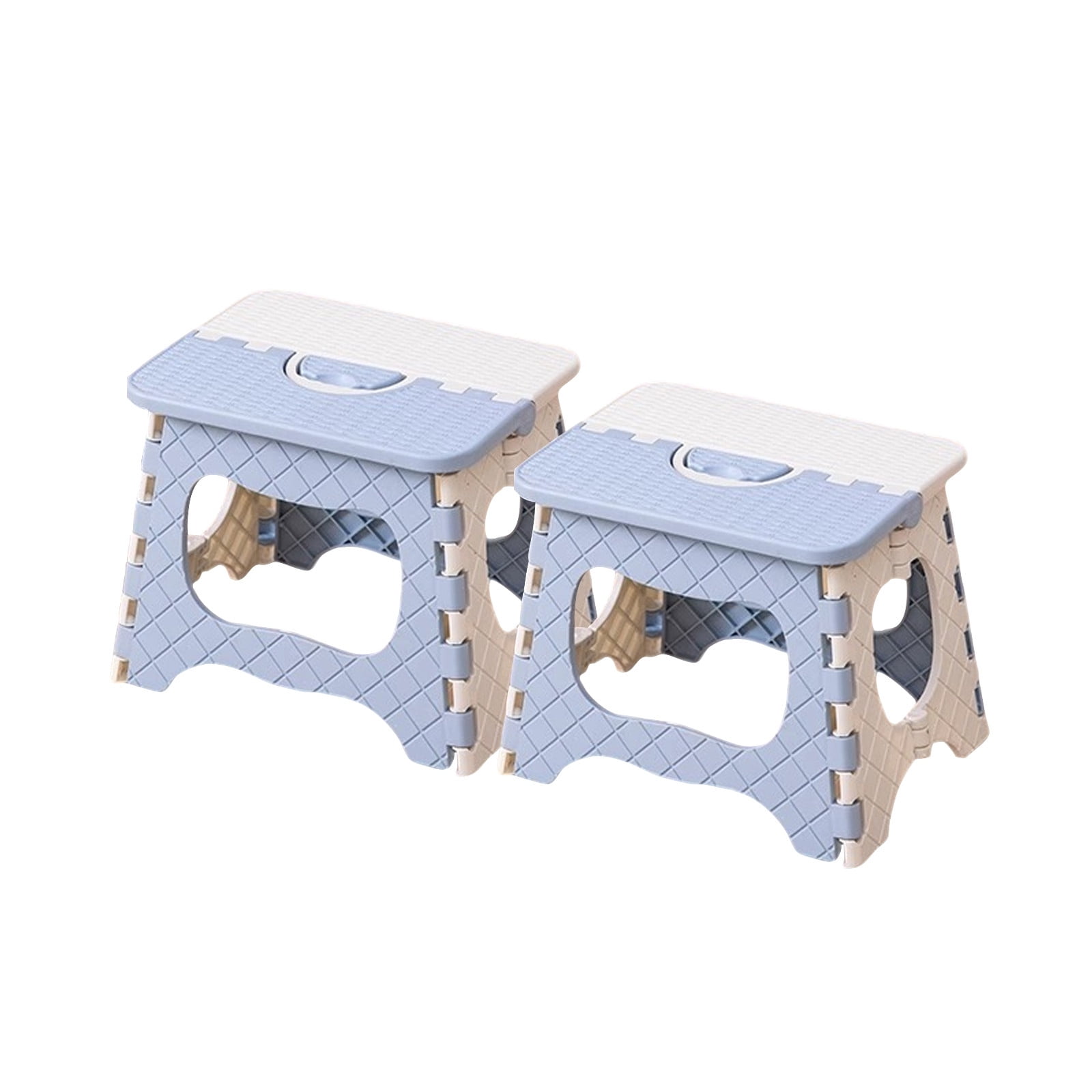 Folding Step Stool Compact Plastic Foldable Step Stool Holds Up to 300 ...