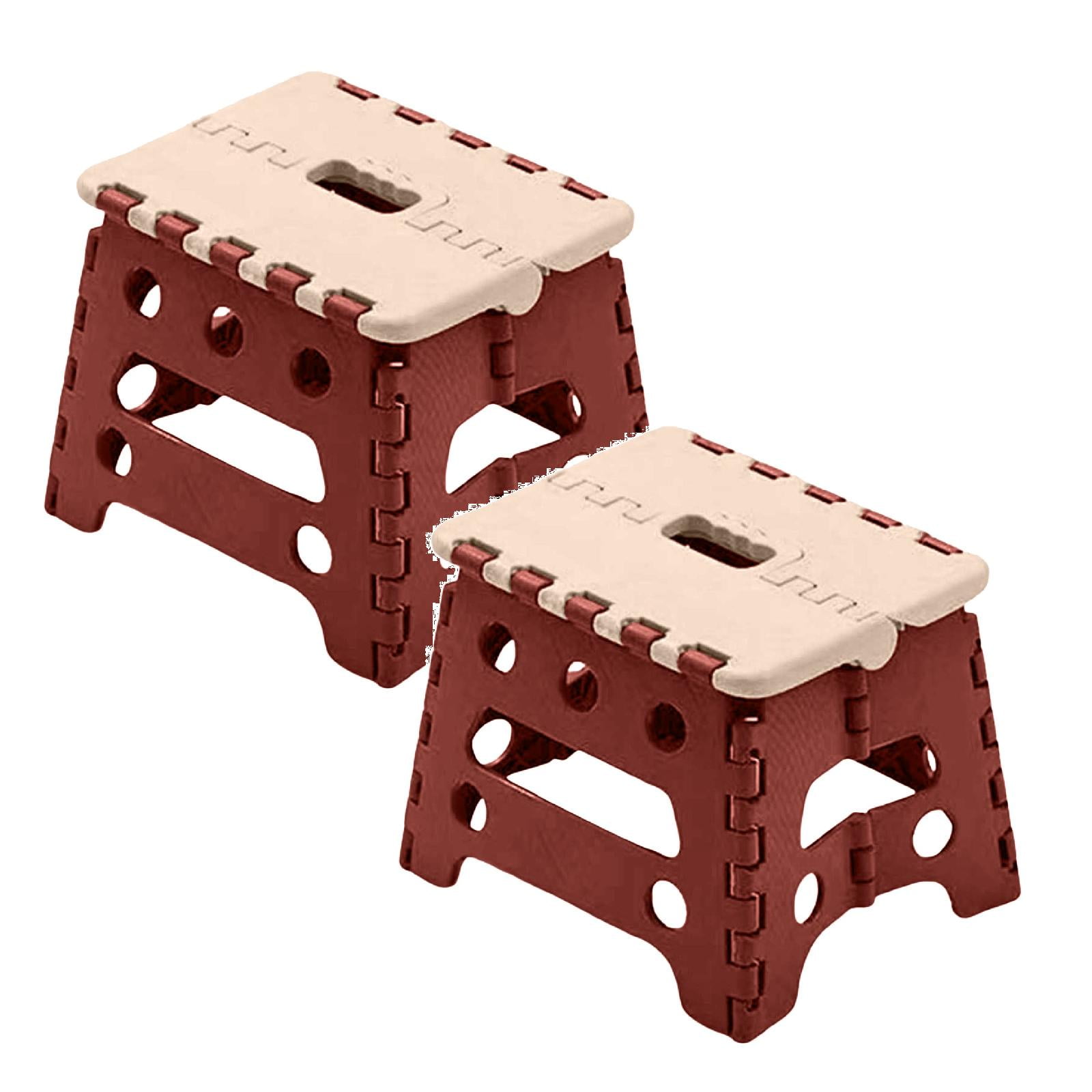 Folding Step Stool Step Stools for Adults Portable Lightweight Non Slip ...