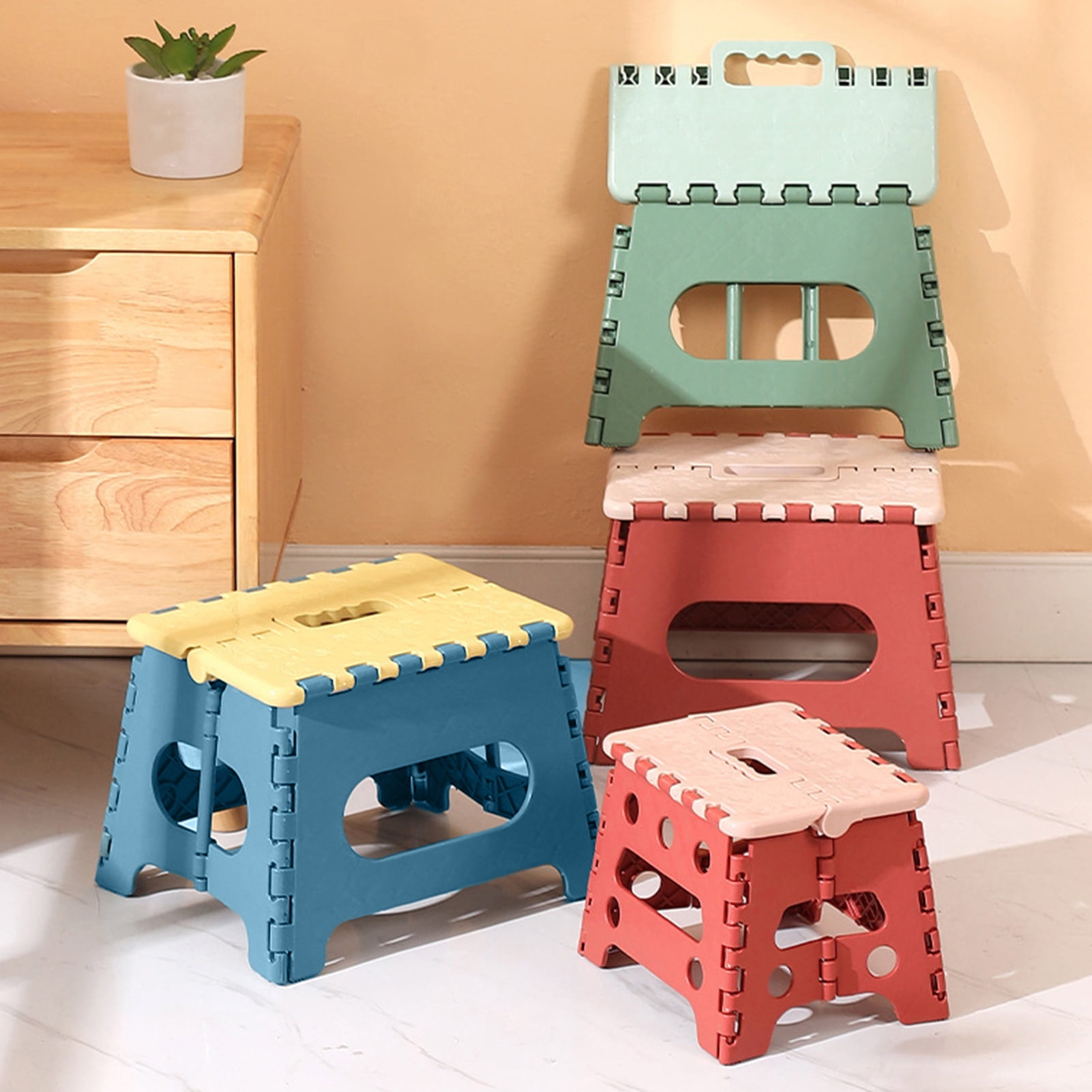 Folding Step Stool Ultralight Good Load-bearing Not Easily Deformed ...