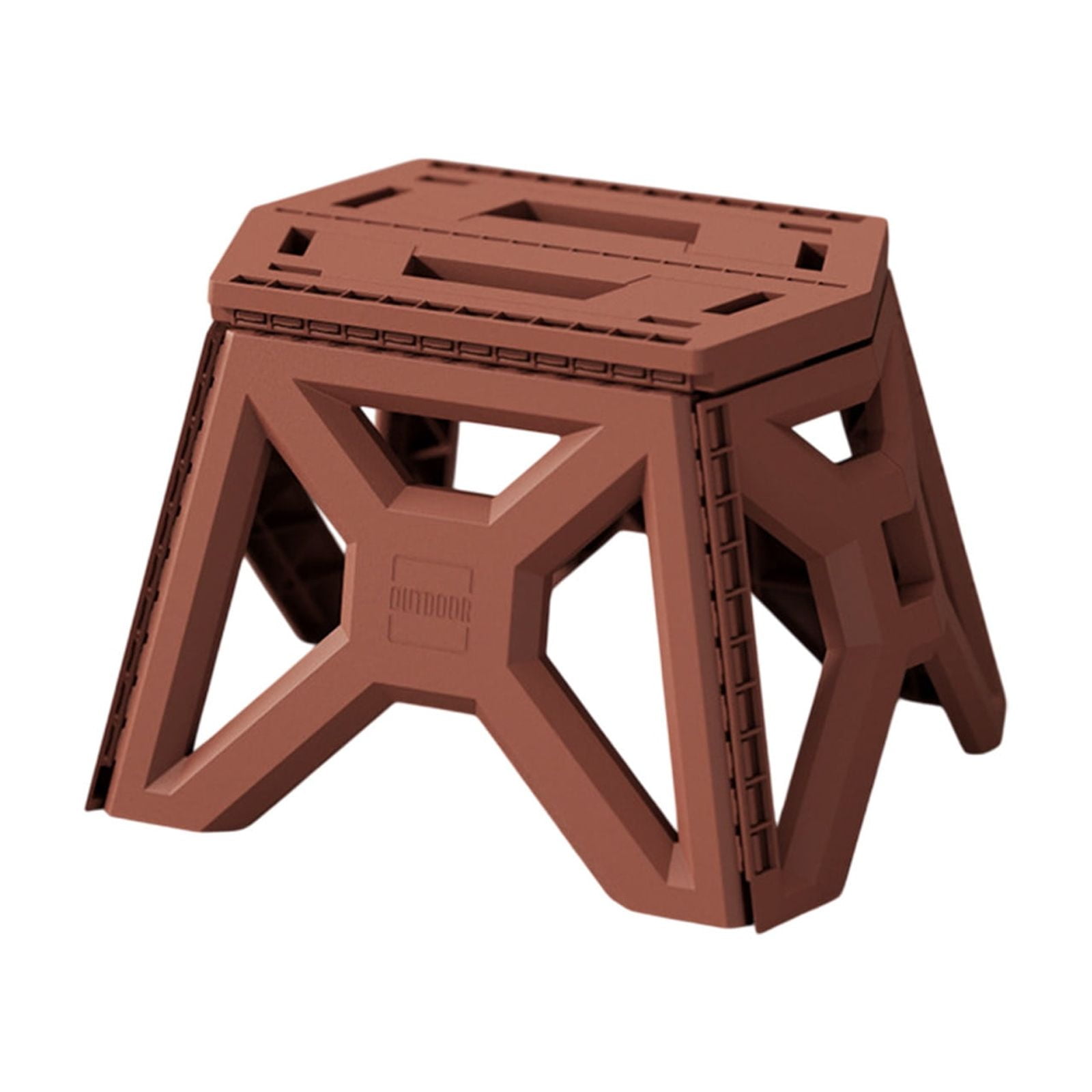 Folding Stool Nonslip Platform Chair | Large Portable Rectangular ...
