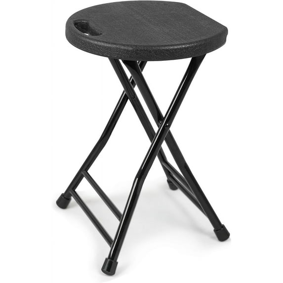 Folding Stool with Handle, Chair,Folding Bar Non-Slip Feet,600 lbs ...