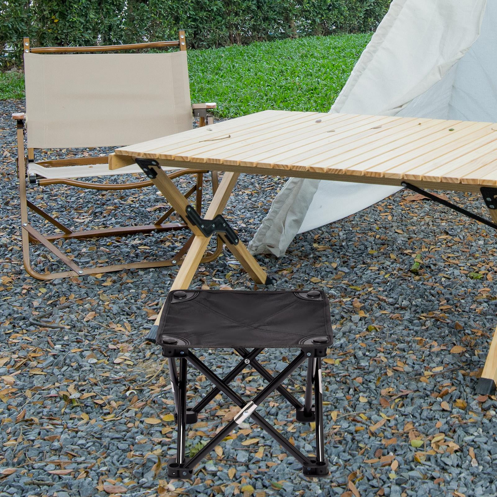 Folding Stools Collapsible Stool Ottoman under Desk Footstool Chair ...