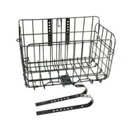 Folding Bike Front Basket Storage Easy Installation Bike Front Cargo ...