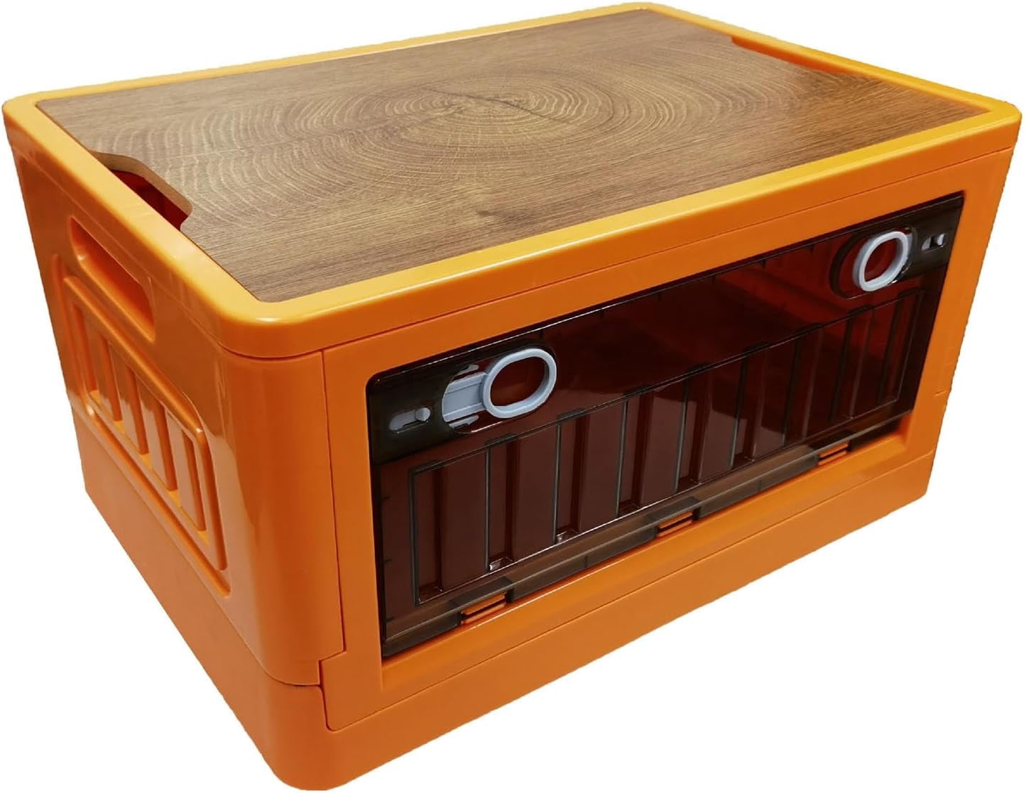 Folding Storage Bins with Lid, Closet Organizers and Storage, Stackable ...