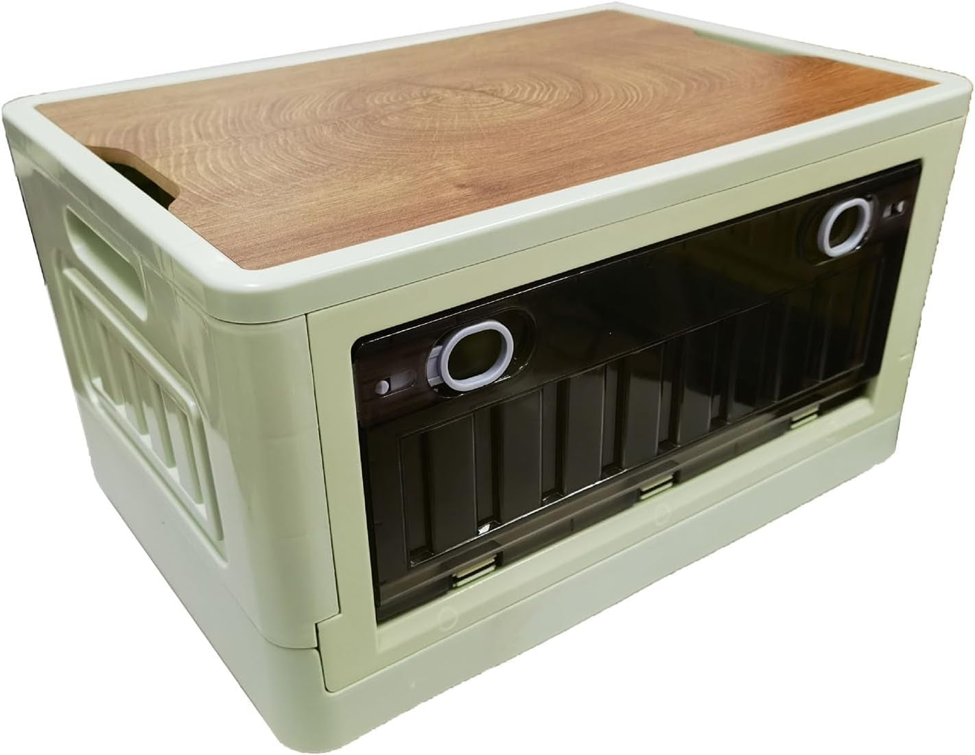 Folding Storage Bins with Lid, Closet Organizers and Storage, Stackable ...