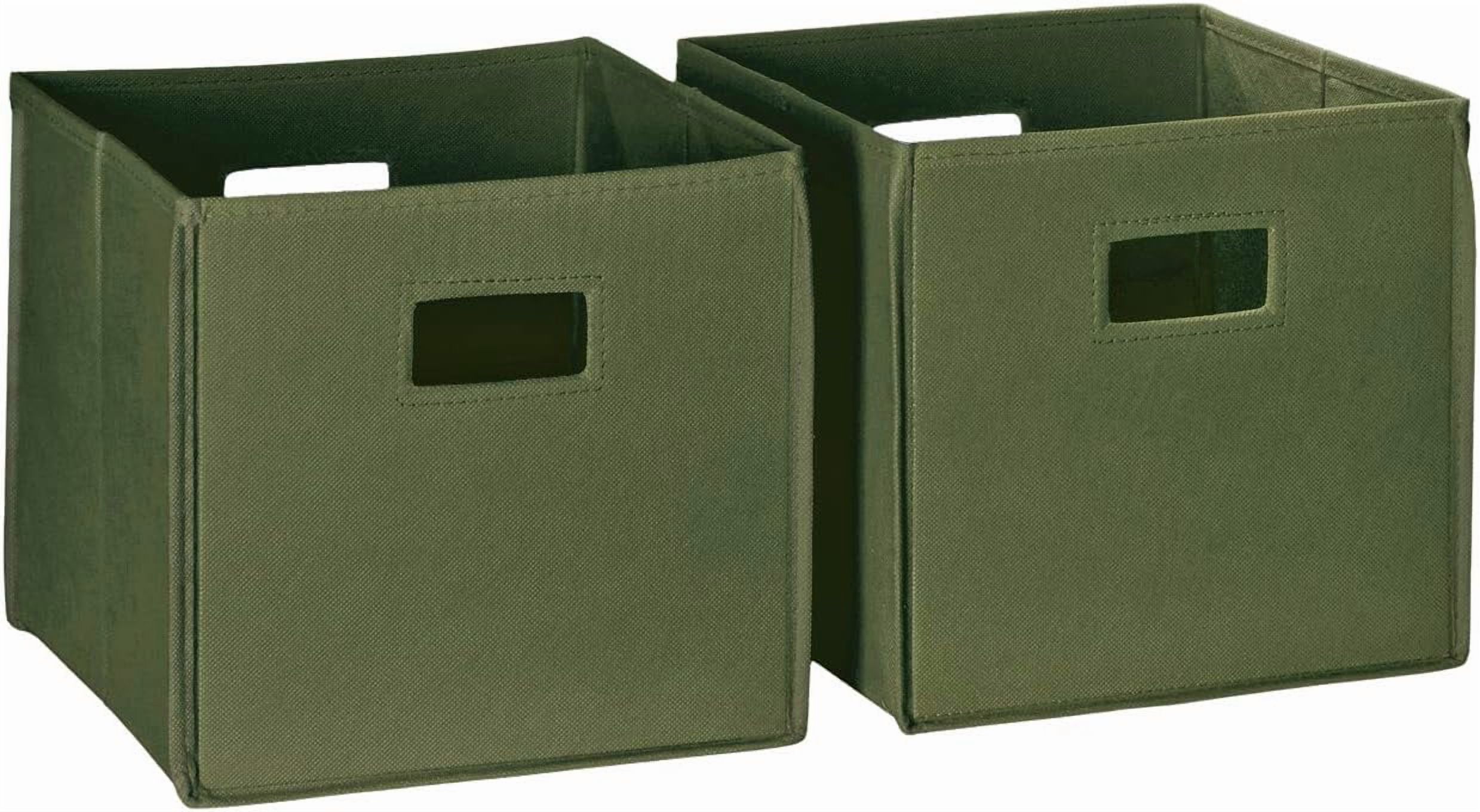 Folding Storage Bins with Handles Pink Cube Storage Organizer for ...