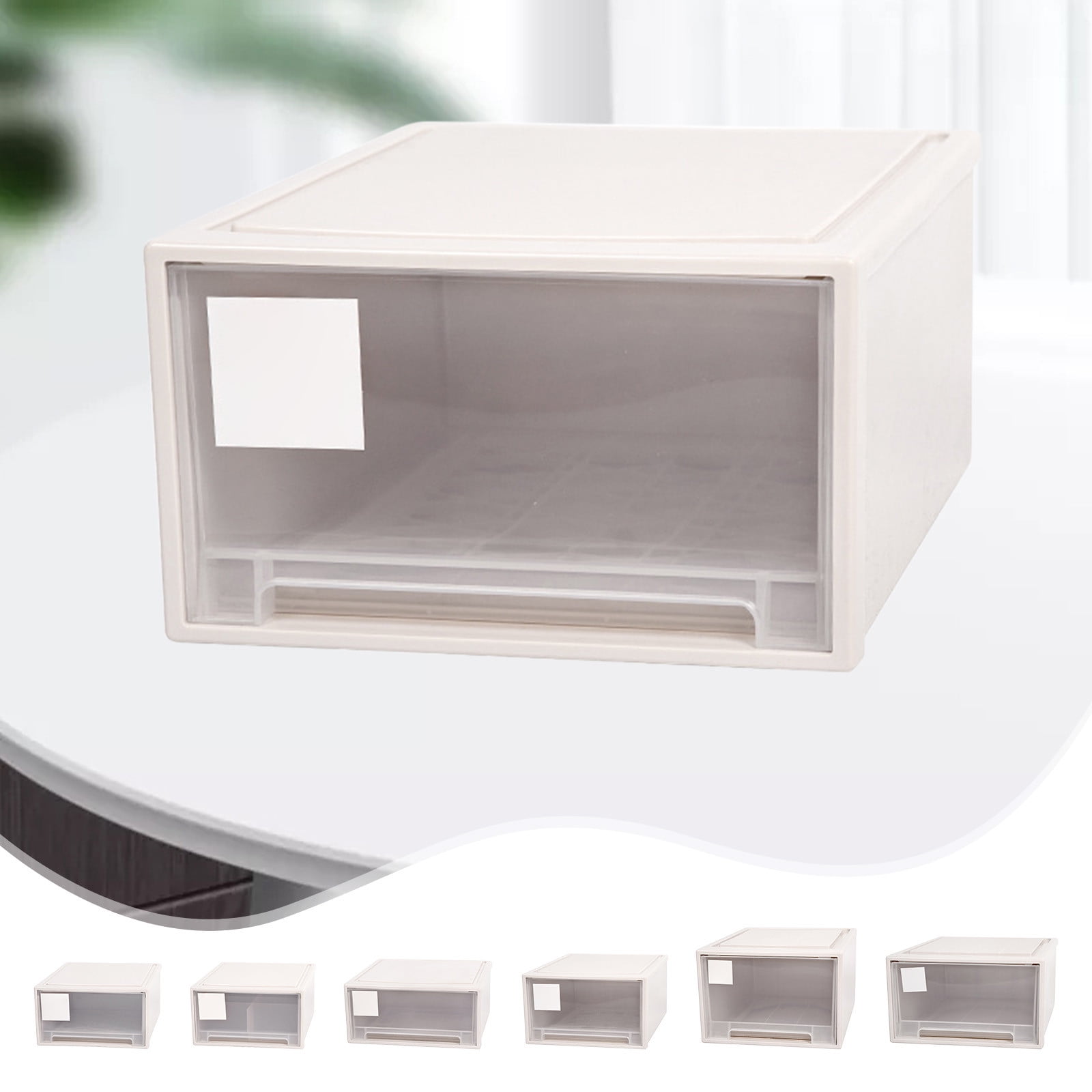 Folding Storage Box, Transparent Plastic Container, Large Capacity ...