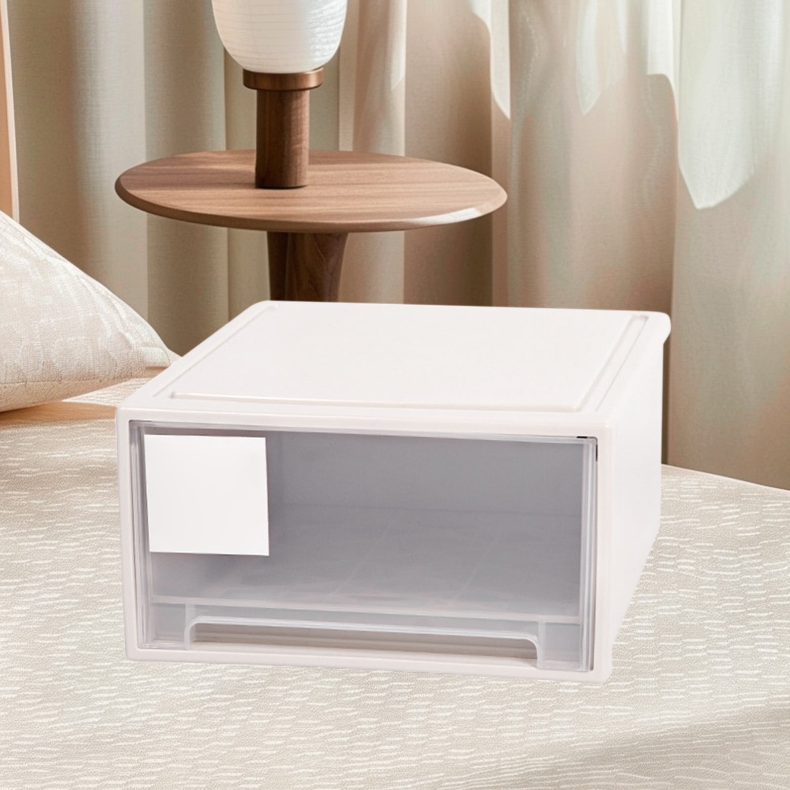 Folding Storage Box, Transparent Plastic Container, Large Capacity ...