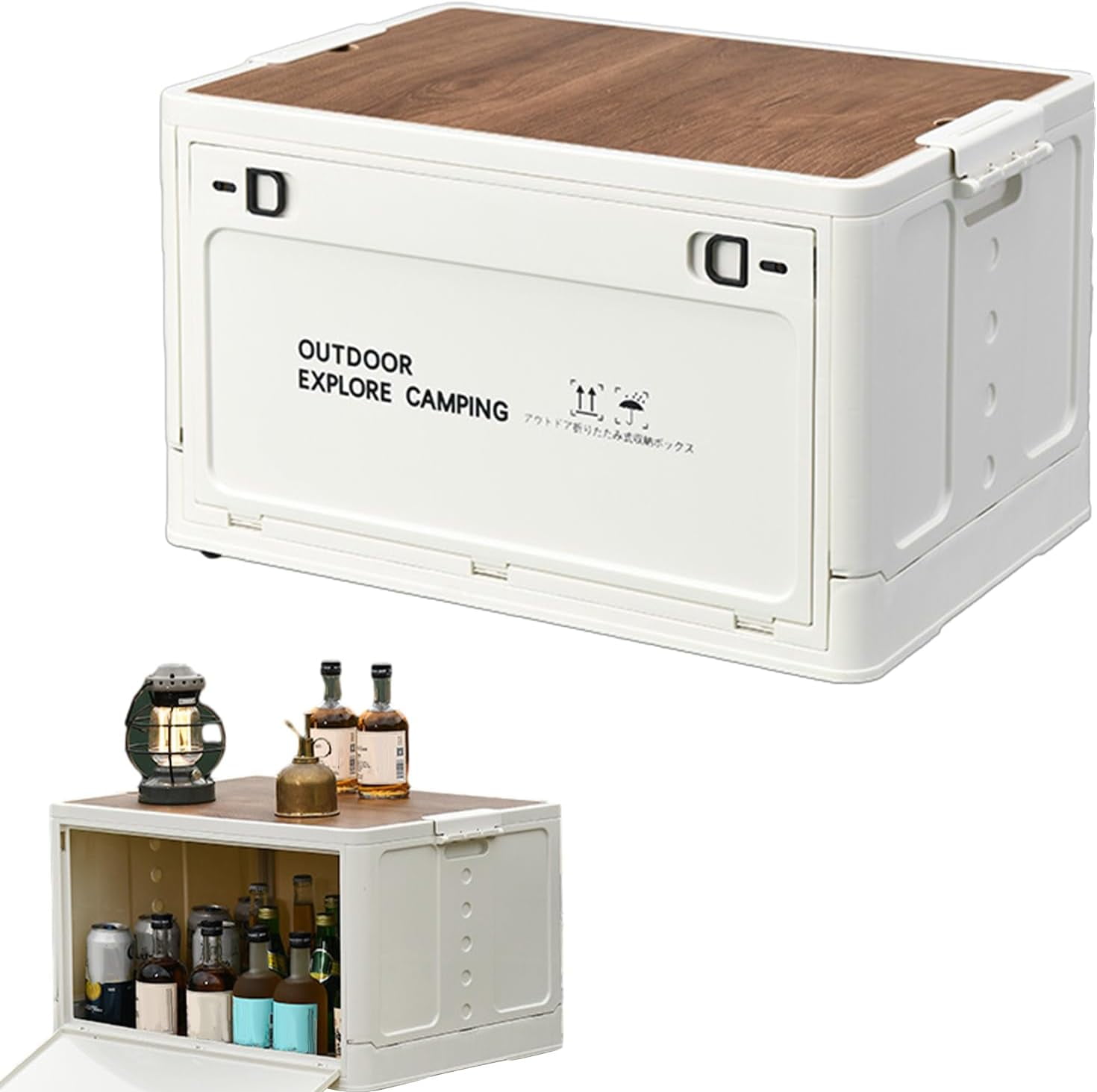 Folding Storage Boxes - Camping Storage Box | Collapsiible Crate ...