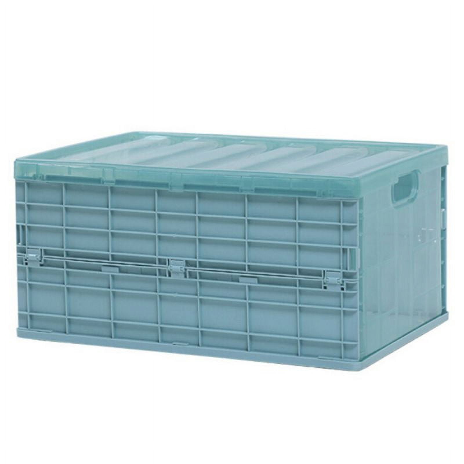 Folding Storage Case with Lid, Waterproof Thick Collapsible Organizer ...
