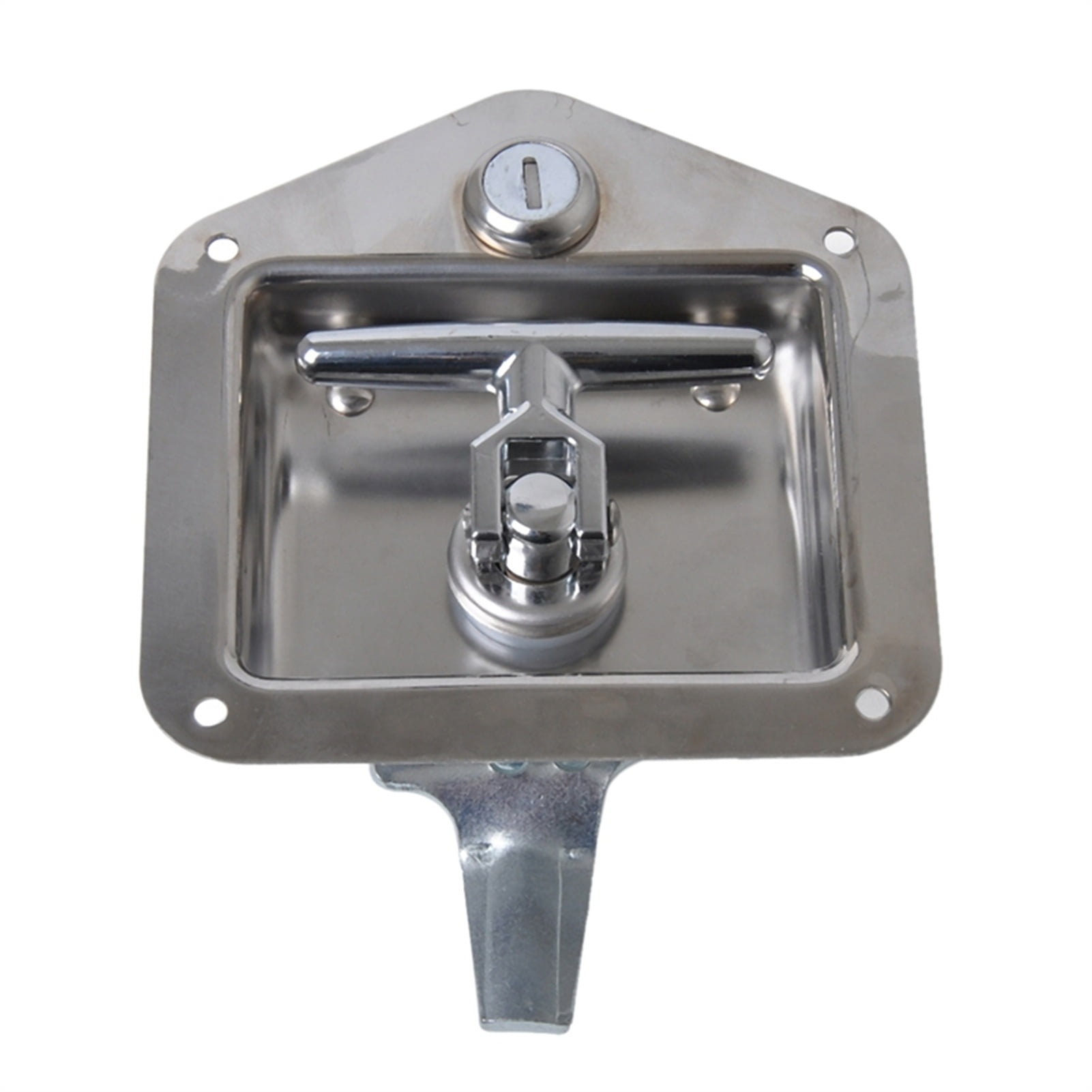 Folding T Handle Lock Stainless Steel Flush Mount Tool Box Trailer ...