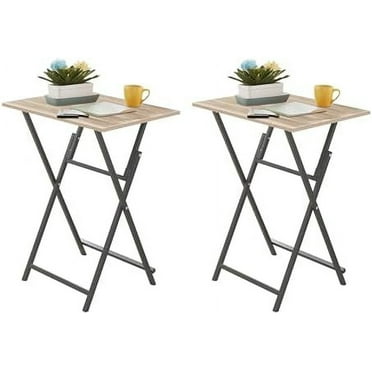 "Artmalle Bamboo Bed Tray Table, Folding Legs, Breakfast Tray with ...