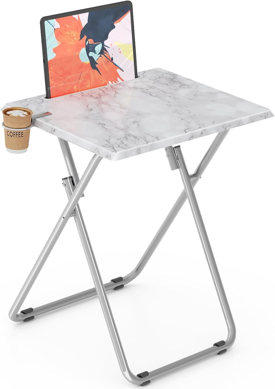 Folding TV Tray Tables, TV Dinner Trays for Eating, Portable Tv Trays ...