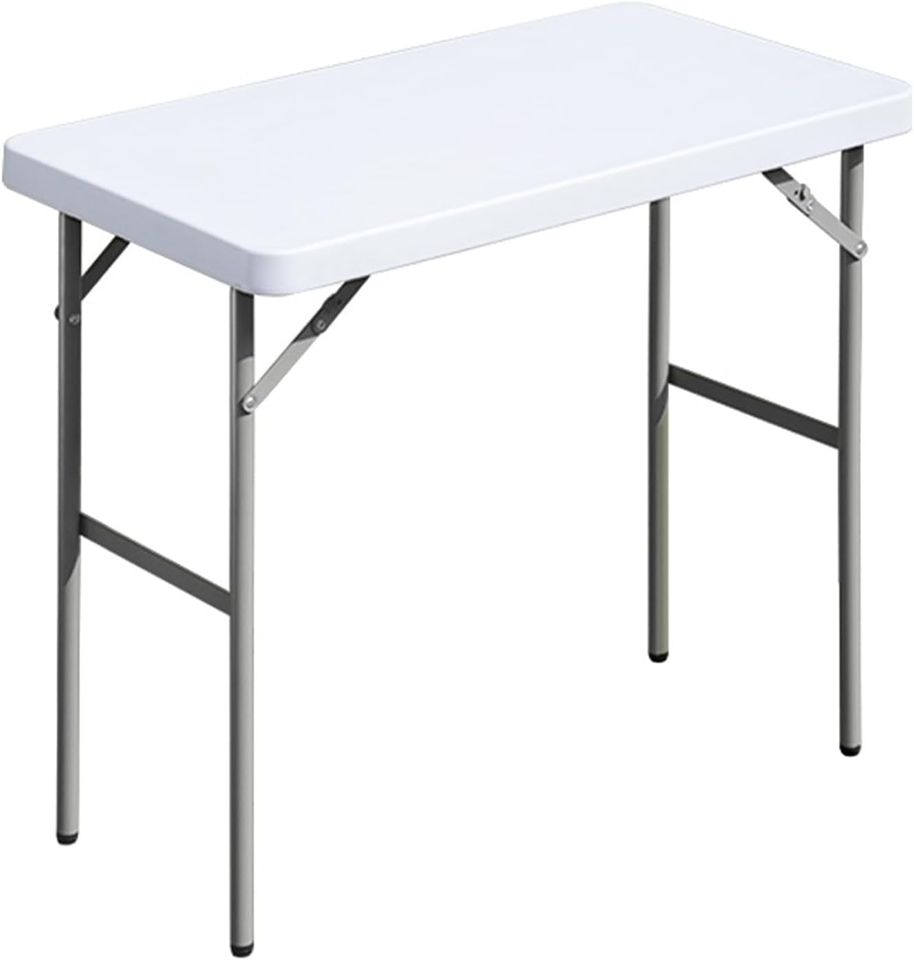 Folding Table 2.7ft Rectangular All-Occasion Plastic Folding Event Table for Indoor and Outdoor ...
