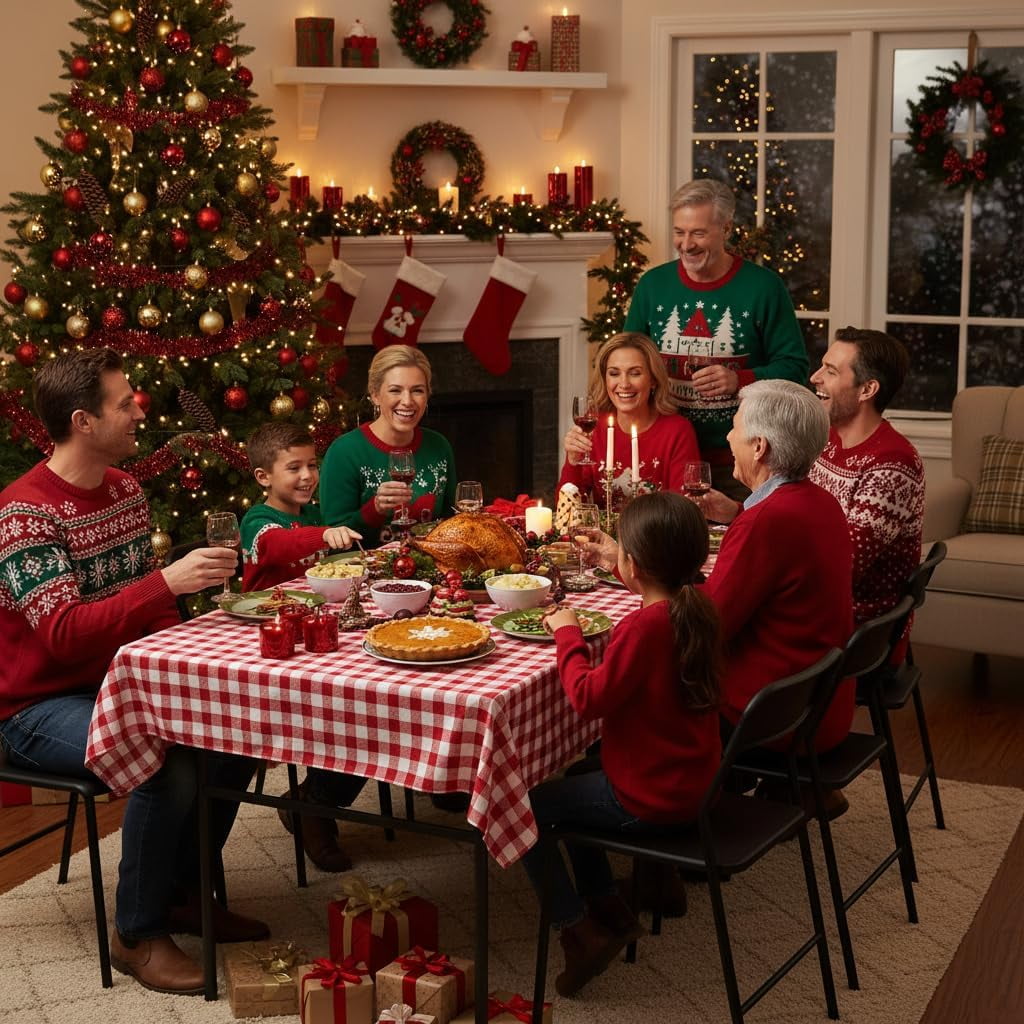 Folding Table 4 Foot Portable Folding Tables Heavy Duty Fold-in-Half ...