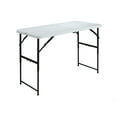 Folding Table 48in. X 24in. Adjustable Heigh - Walmart.com