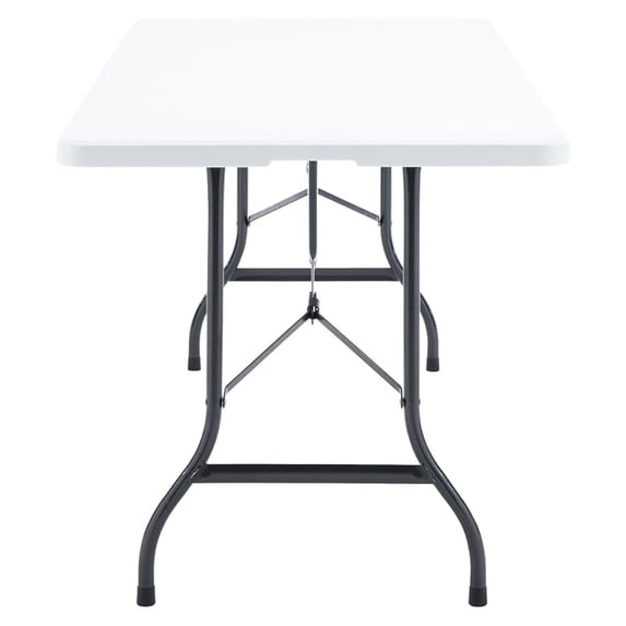 Folding Table 6 ft with Mesh Bag | Thick Top | Strong Side Support ...