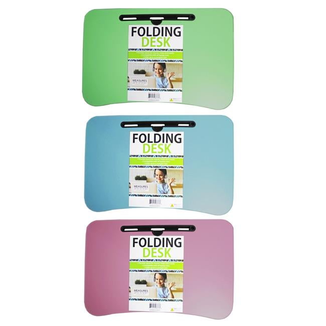 Kole Imports UU941 23 x 15 x 9.5 in. Folding Desk - Pink, Blue & Green ...