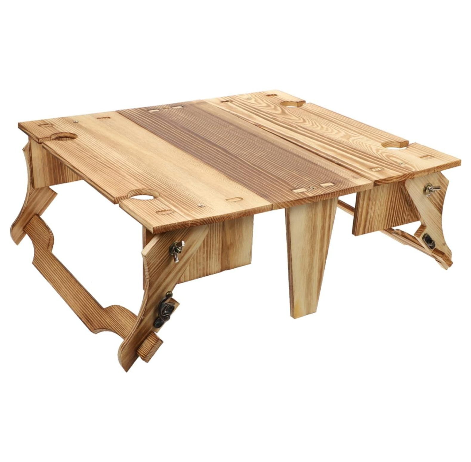 Folding Table Basket Picnic Wine Glass Holder Beach Tables for Sand ...