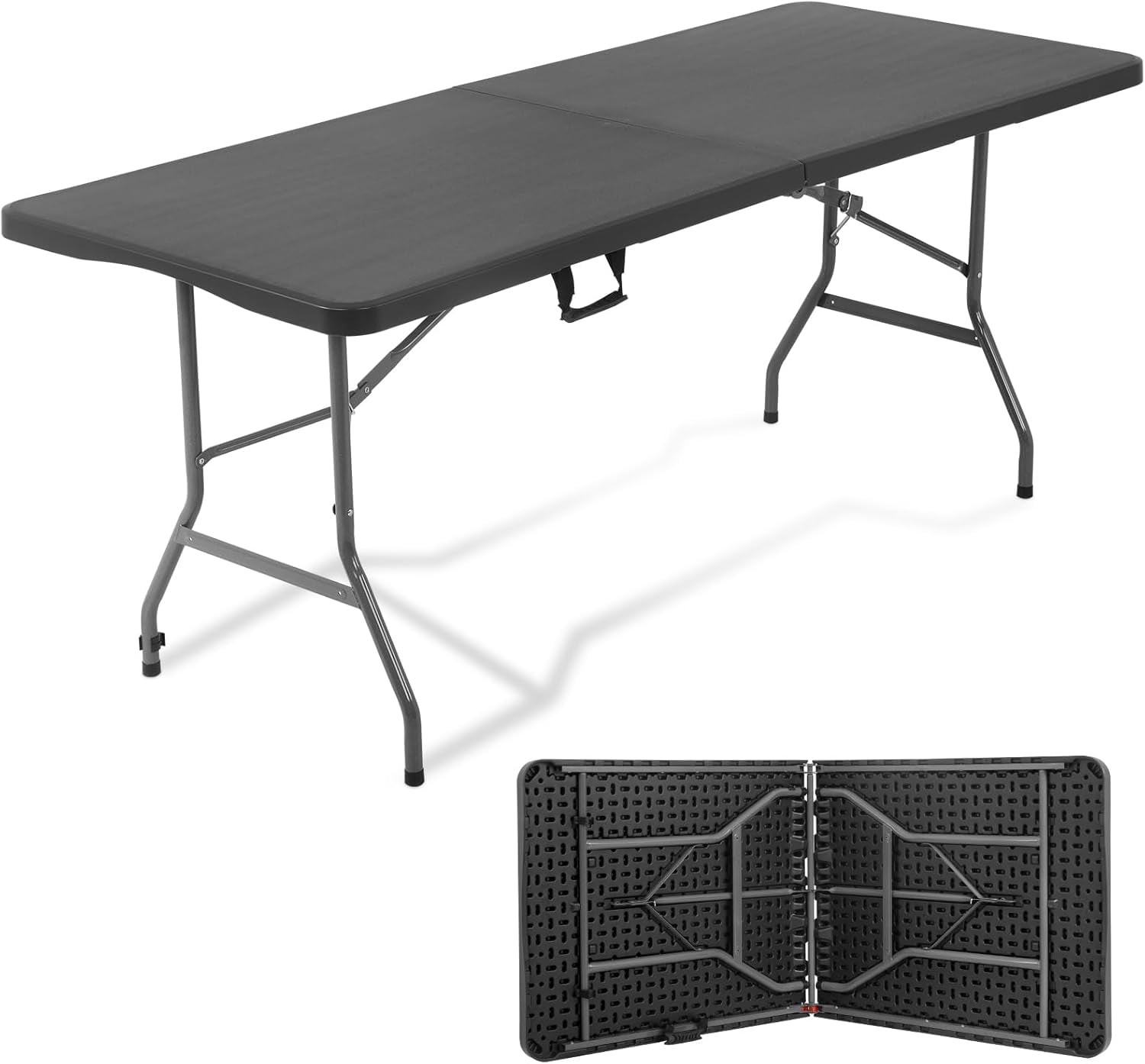 Folding Table Camping Table Folding Table 6 Foot Plastic Table Fold Up ...