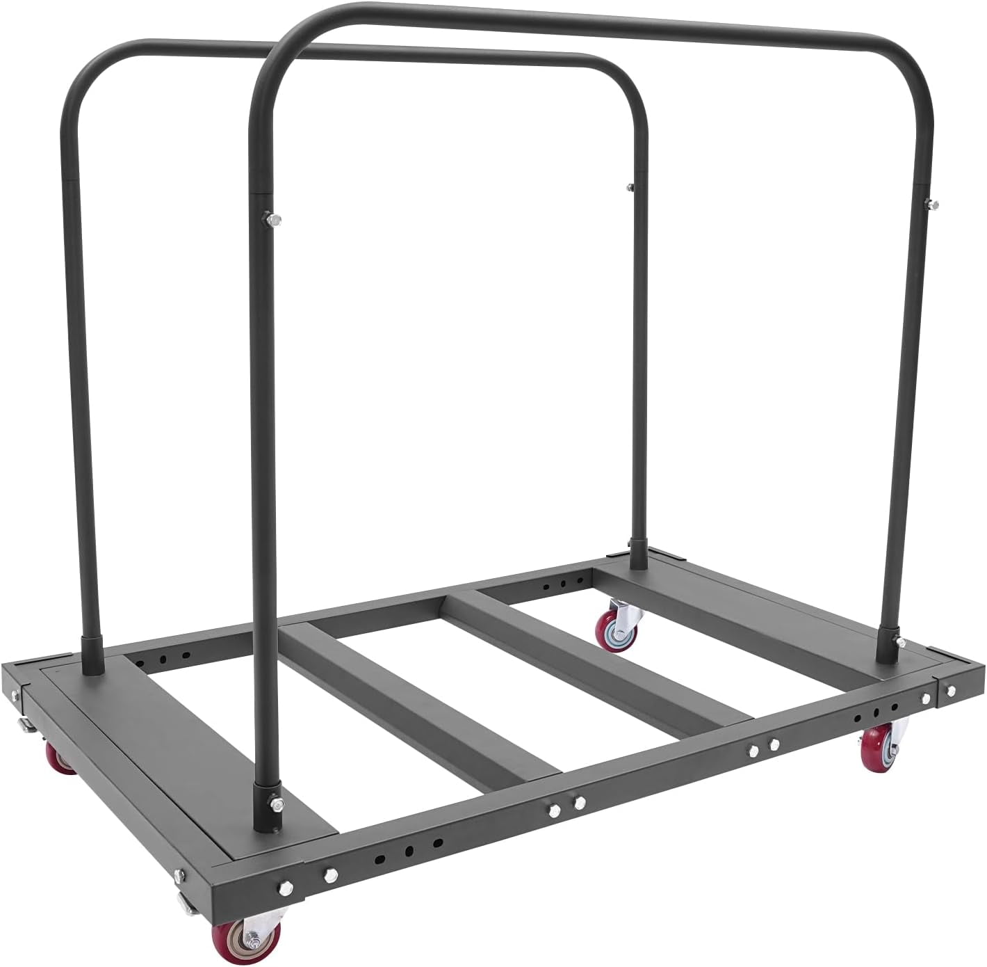 Folding Table Cart, 10 Table Capacity Drywall Cart Heavy Duty Table ...