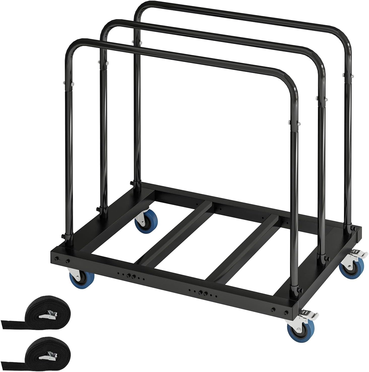 Folding Table Cart, 1800lb Panel Carts with Swivel Wheels, Heavy Duty ...