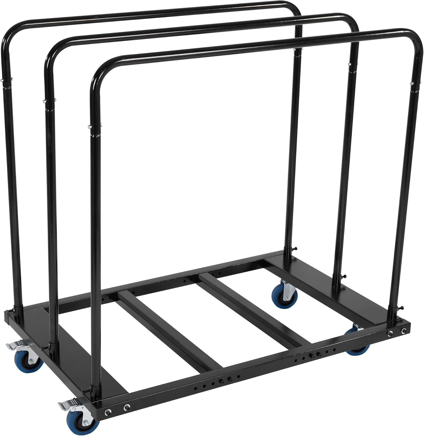 Folding Table Cart, 1800lb Panel Carts with Swivel Wheels, Heavy Duty ...