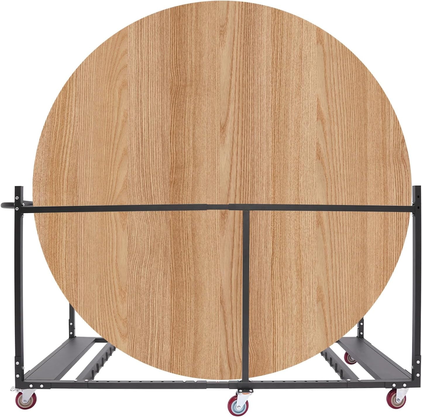 Folding Table Cart, Folding Chair & Table Storage Rack, Metal Folding ...