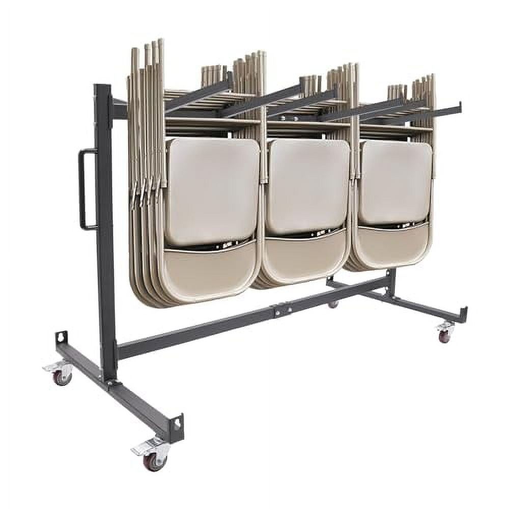 Folding Table and Chair Cart, Folding Chair Storage Rack Heavy Duty ...