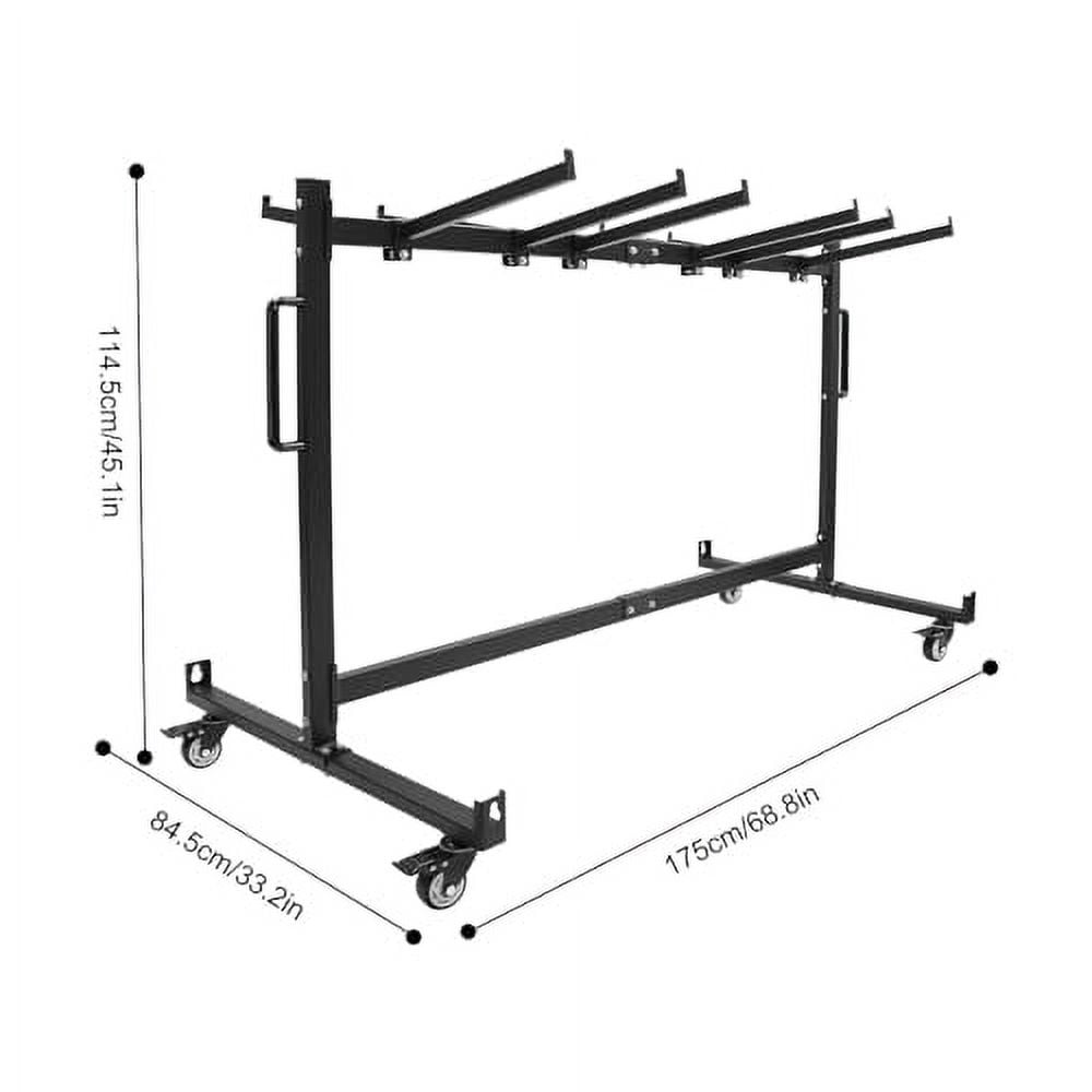 Folding Table and Chair Cart, Free Standing Chair and Table Storage ...