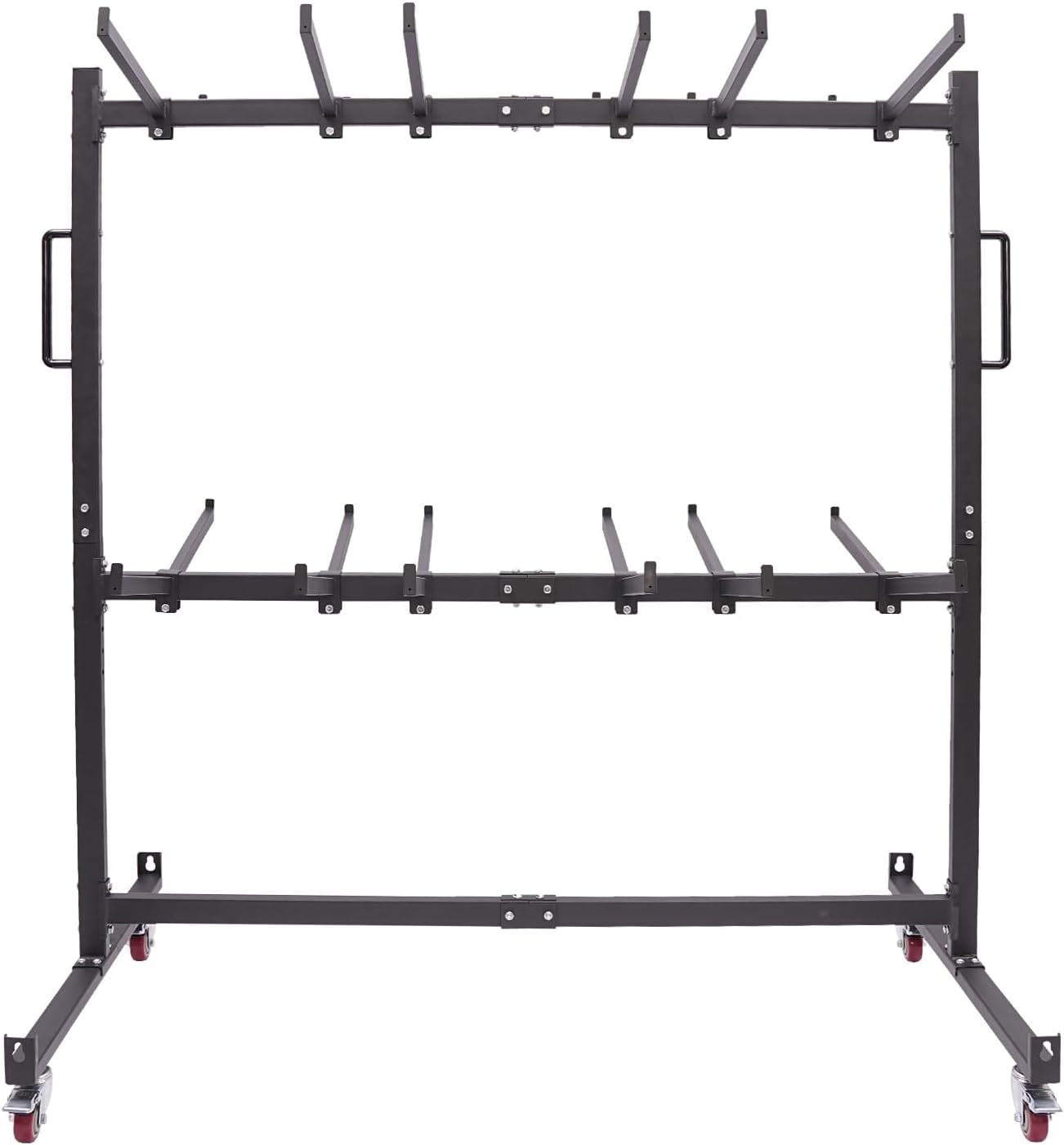 Folding Table and Chair Cart, Heavy Duty Metal Folding Chair Rack with ...