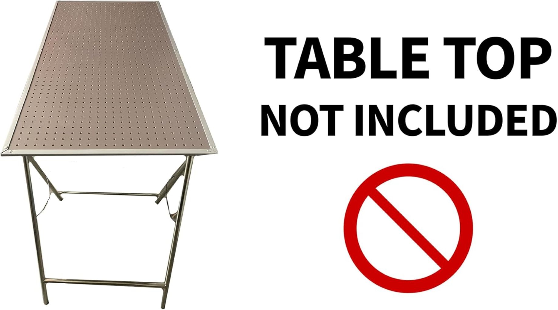 Folding Table Horse Legs Saw Table Legs with Zinc Coating 2 Piece Set ...